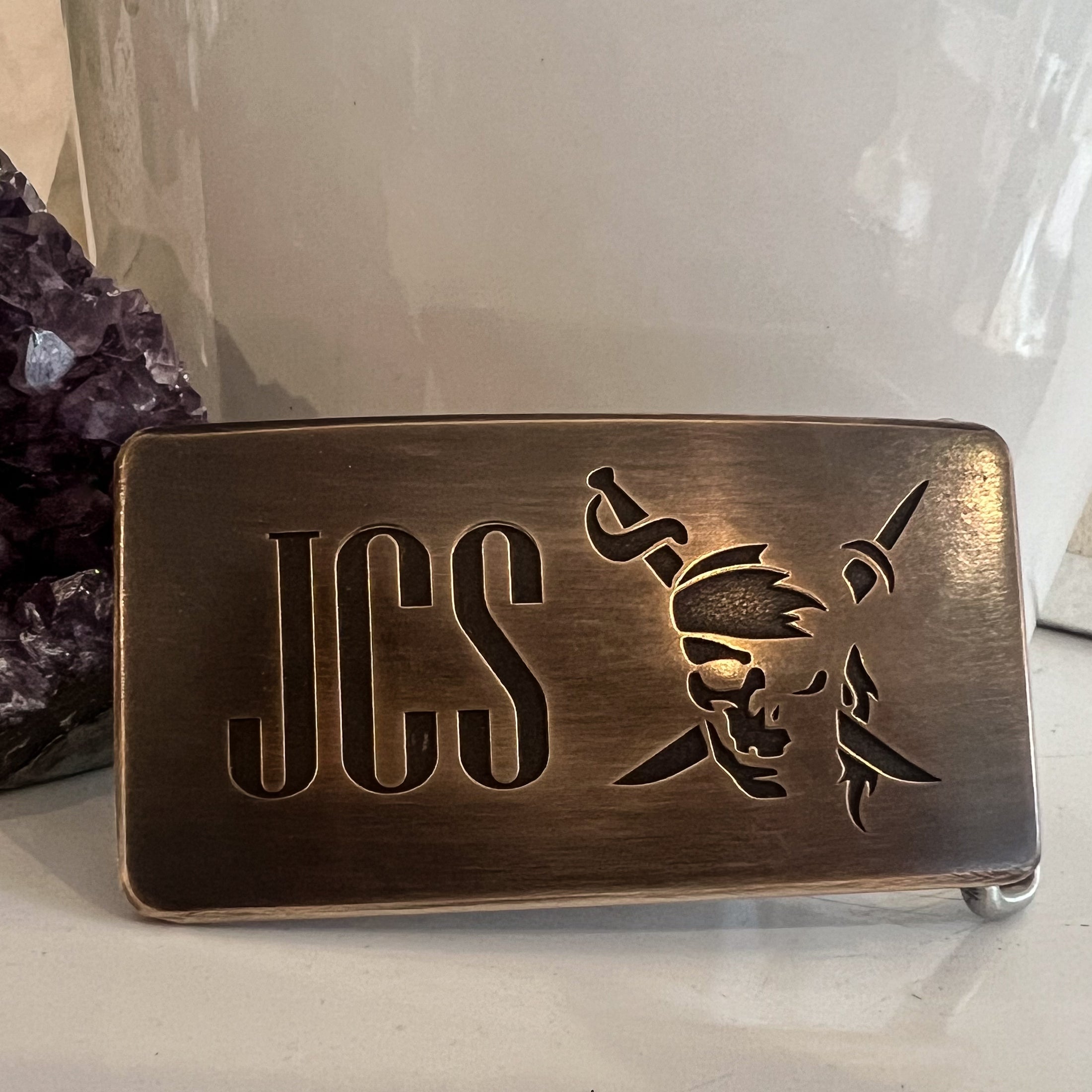 Custom Logo Belt Buckle – Steel Toe Studios