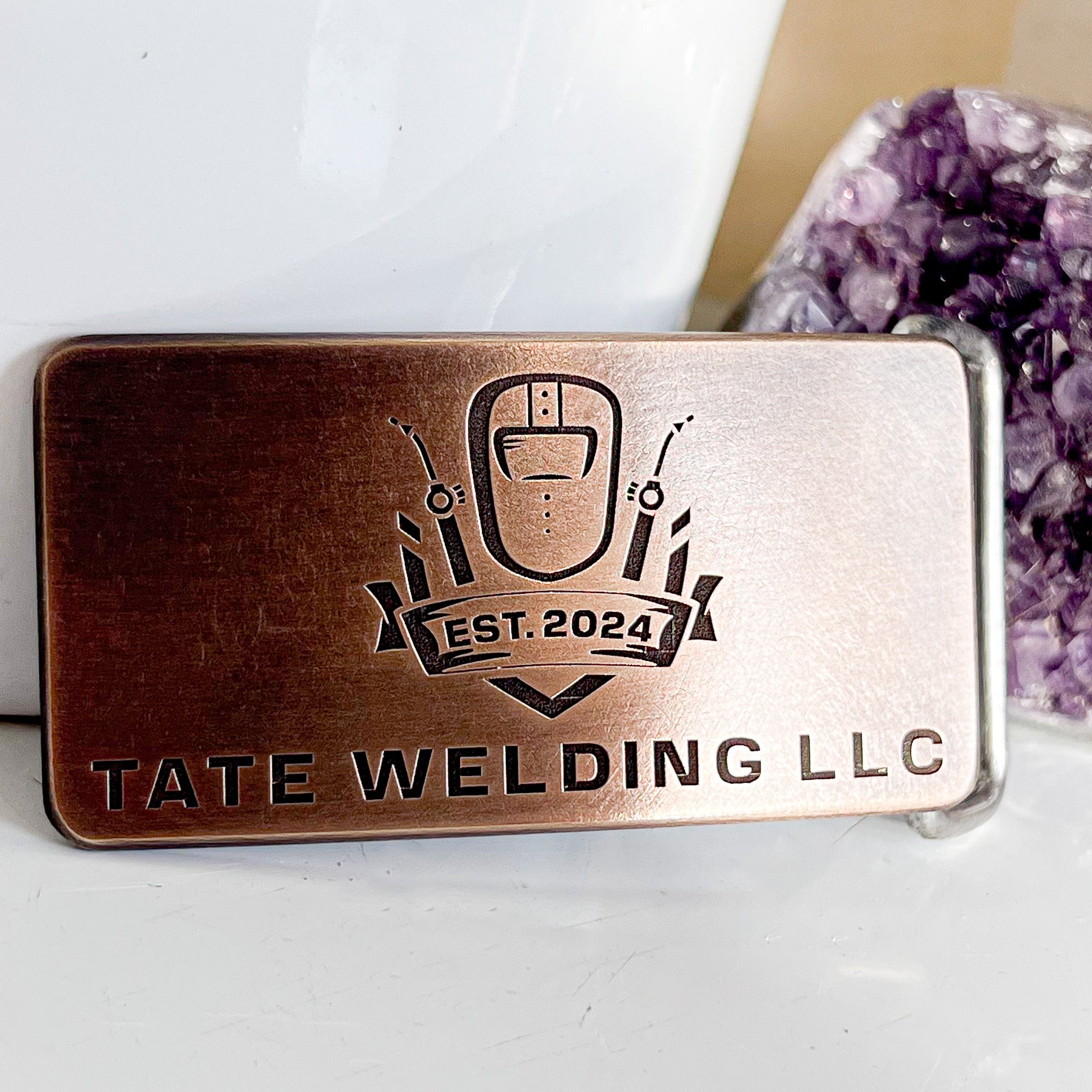 Custom Logo Belt Buckle – Steel Toe Studios