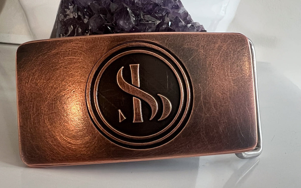 Custom Logo Belt Buckle – Steel Toe Studios